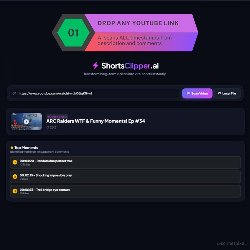 AI Youtube Shorts Generator, Viral Tiktok Video Clipper, Auto Reels ...