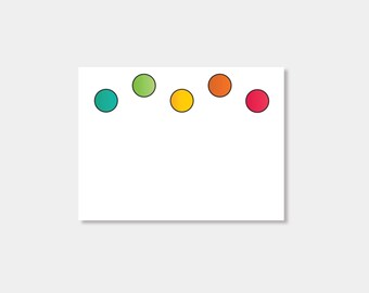 4 X 3 Sticky Notes | Polka Dots Collection - Etsy