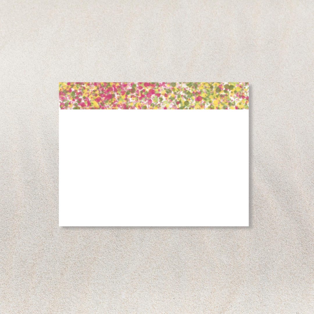 4 X 3 Sticky Notes | Spring Floral Confetti Collection - Etsy