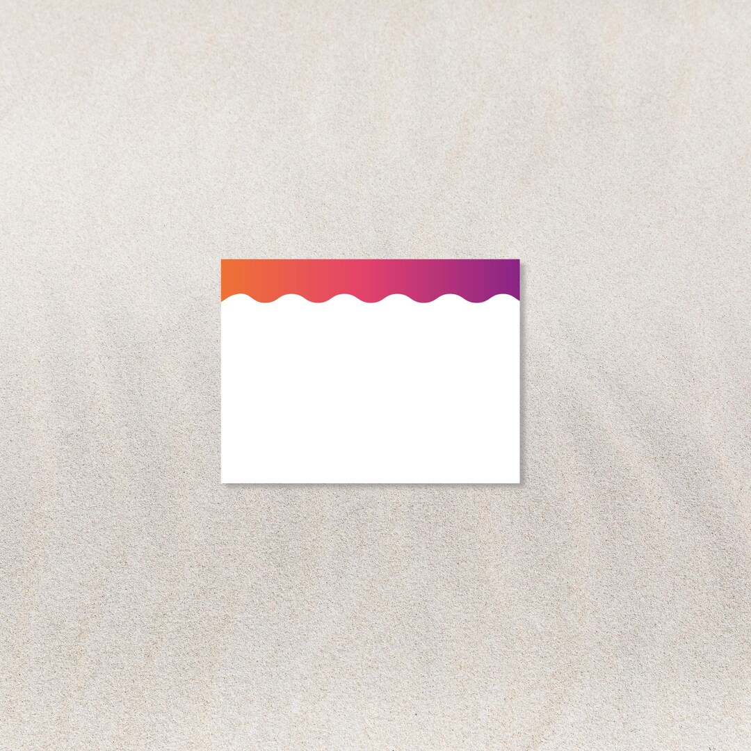 4 X 3 Sticky Notes | Colorful Planner Accessory | Sweet Sorbet Gradient ...