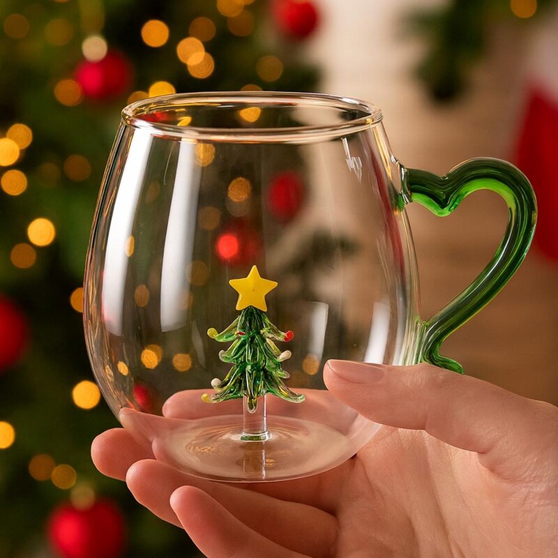 Christmas Glassware - Etsy