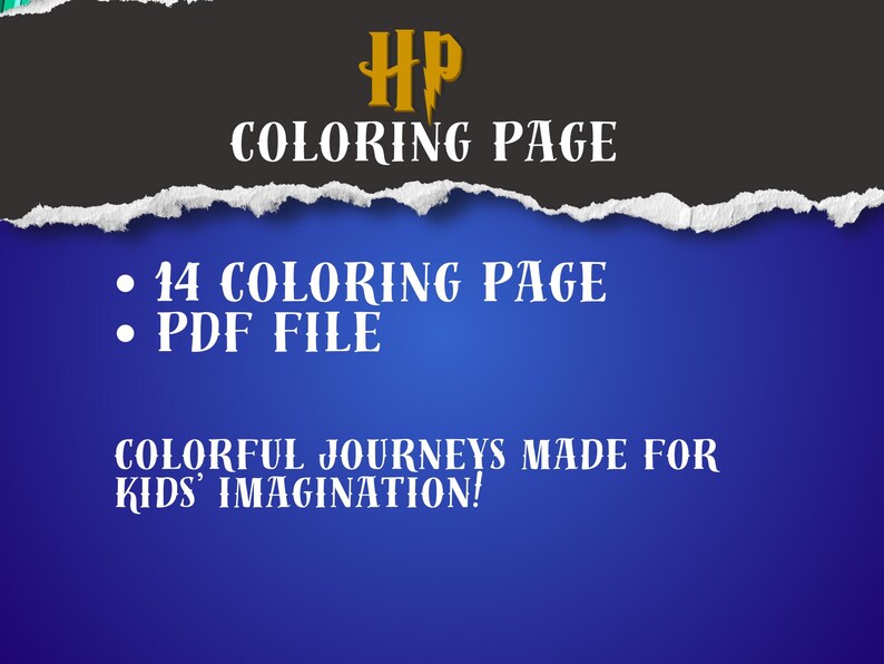 Harry Coloring Pages – Printable Kids Activity - Etsy