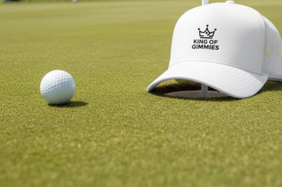 King of Gimmies Golf Hat - Embroidered Funny Golf Cap - Etsy