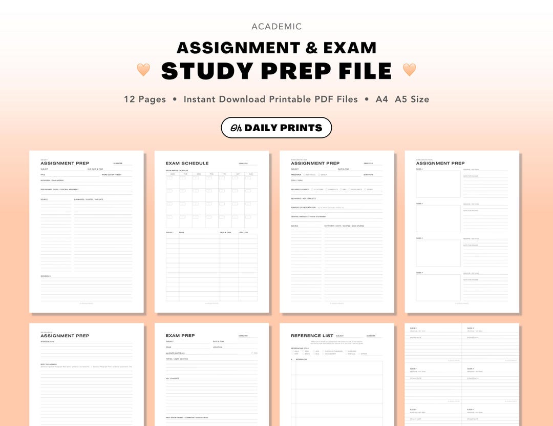 Academic Study Prep: Assignment & Exam for Essay, Research and ...