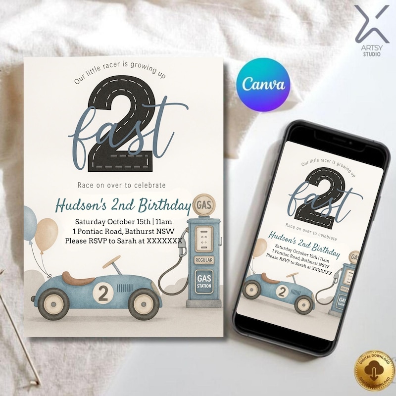 Vintage Car Birthday Hat - Etsy