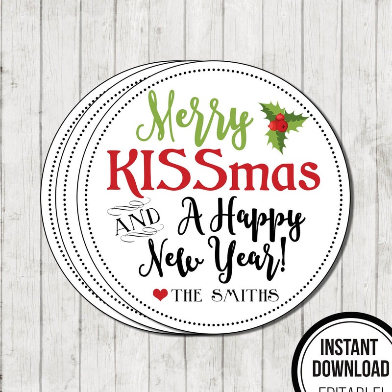 Merry Kissmas - Etsy