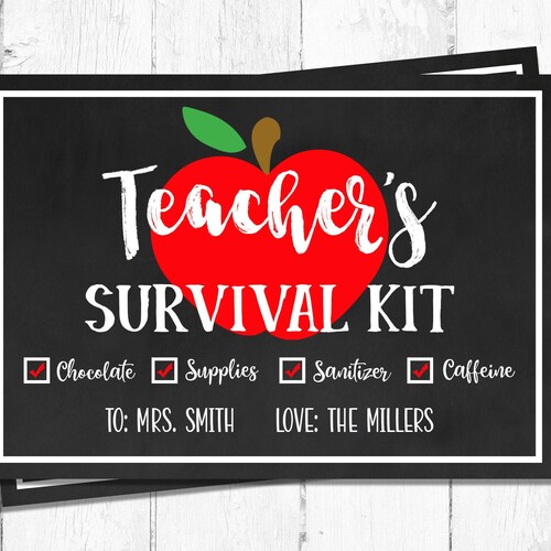 Editable Teacher Gift Tag Printable Teachers Appreciation | Etsy