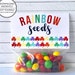 Rainbow Seeds Treat Bag Topper St. Patrick's Day Printable St. Patrick ...