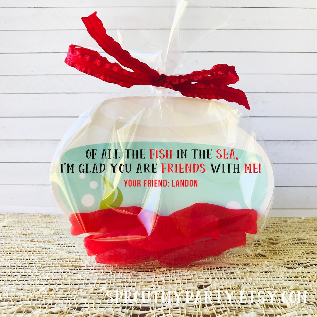Fish Bowl Valentine//custom//instant Download//editable//of All the ...