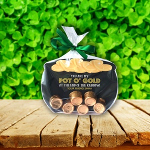Pot of Gold Treat Bag St. Patrick's Day Treat Bag St. Patrick's Day ...