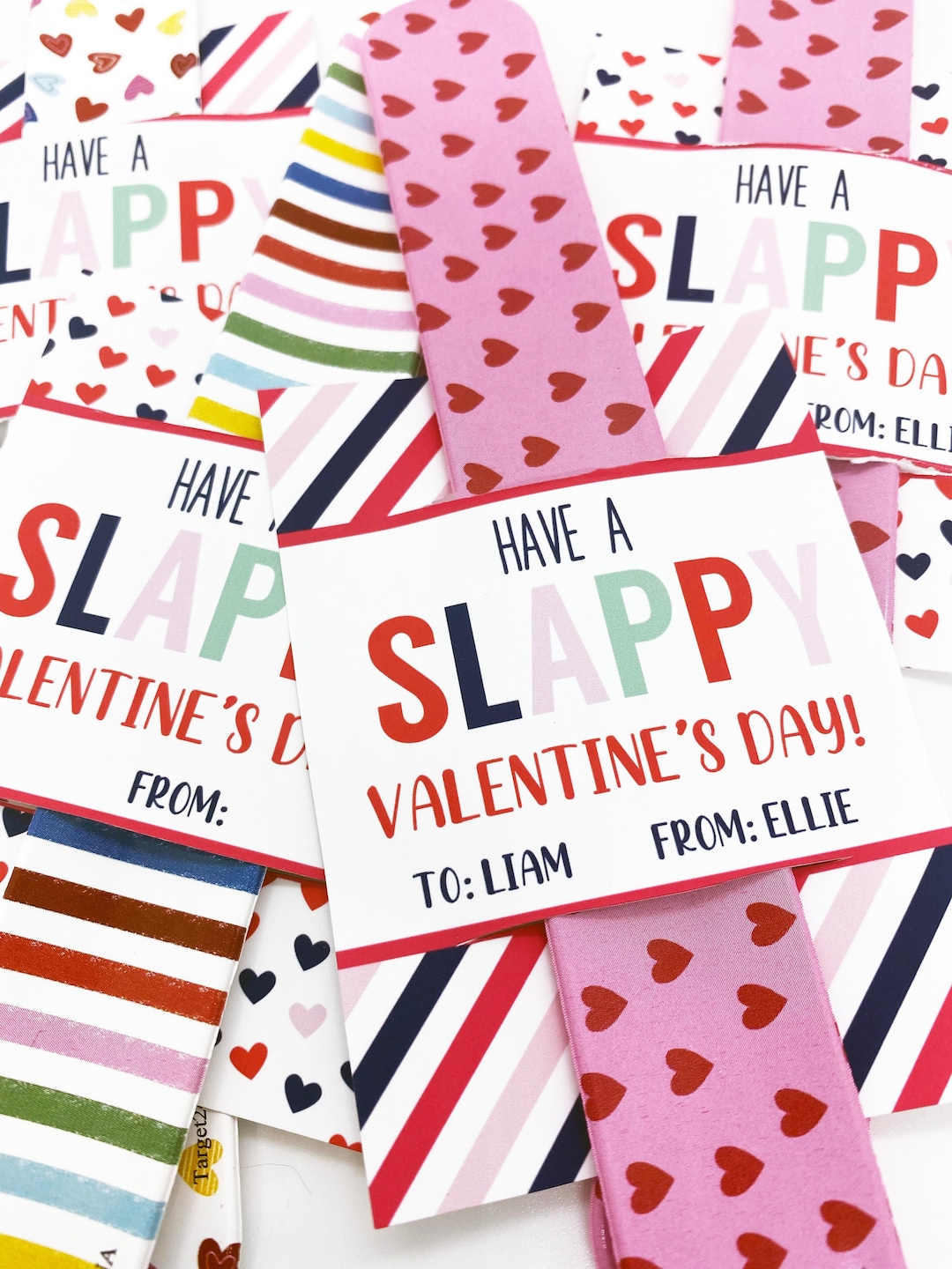 Printable Valentine - Slap Bracelet Valentine - Slappy Valentine's Day ...