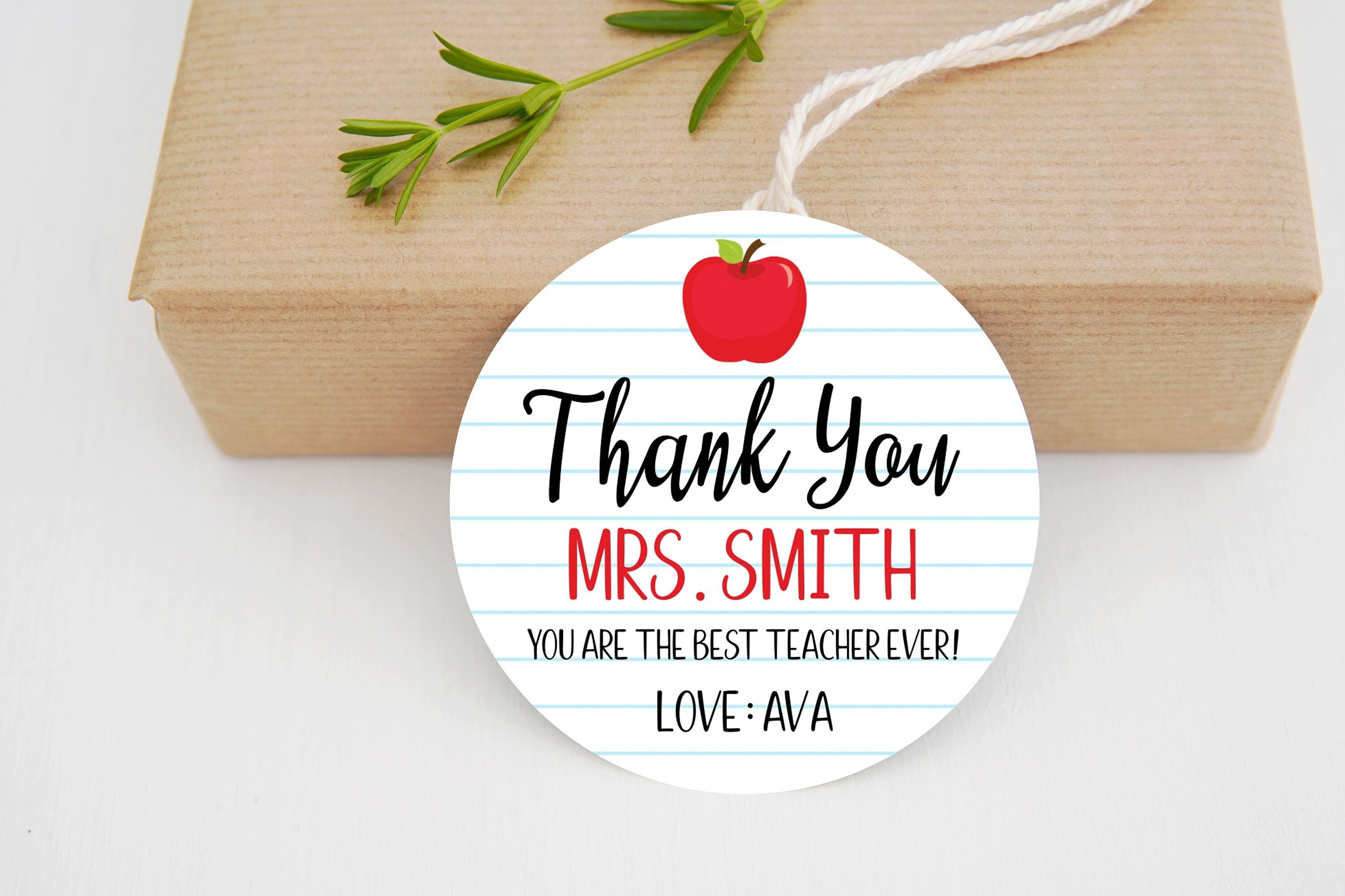 Teacher Appreciation Tag Printable Teacher Tag Teacher Appreciation ...