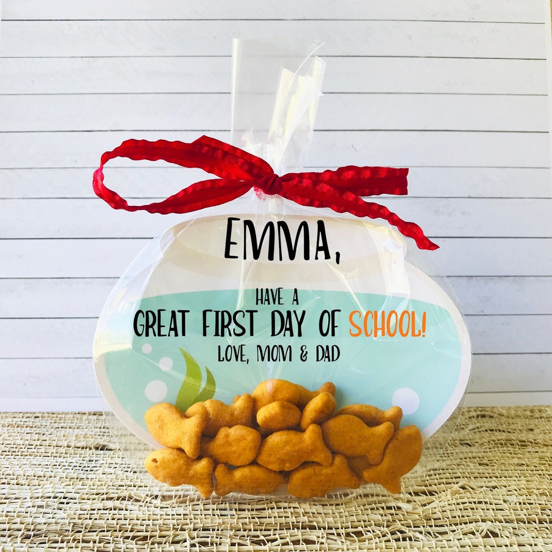 Goldfish Back to School Treat Bag- Kids First Day of School Gift ...