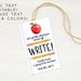 Pencil Gift Tag- Back to School - Teacher Gift Tag for Students - Start ...