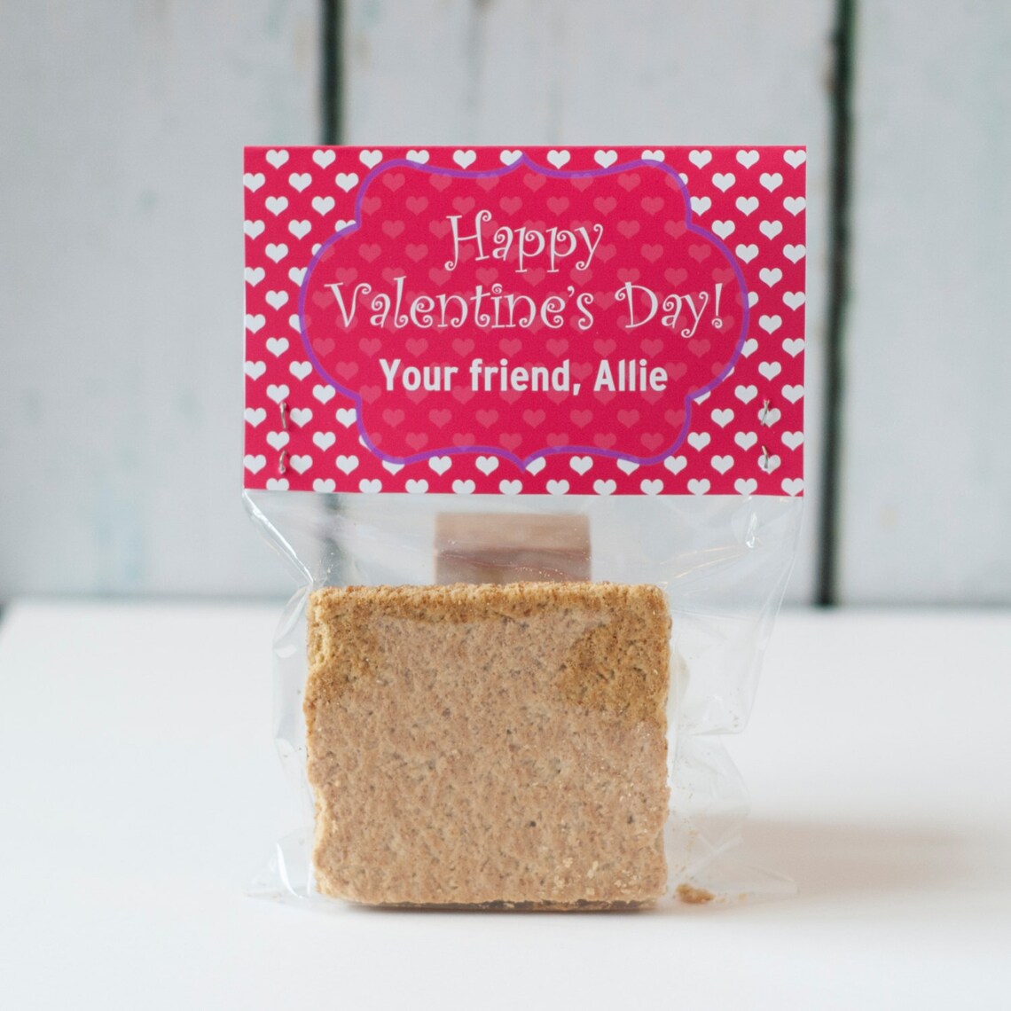 S'more Valentine Treat Bag - S'more Friends Like You - Kids Valentines ...