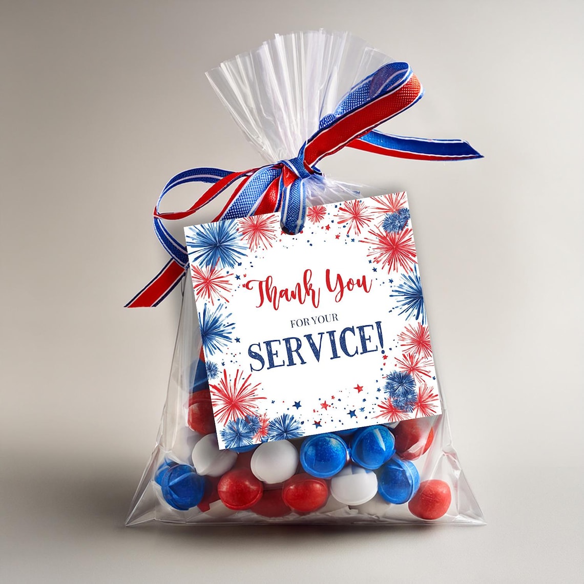 Veteran's Day Tag- Thank You for Your Service -printable Veteran Tag ...