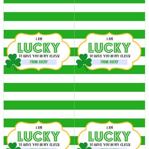 St. Patrick's Day Lucky Charm Treat Bag Topper - Cereal Treat Bag - St ...