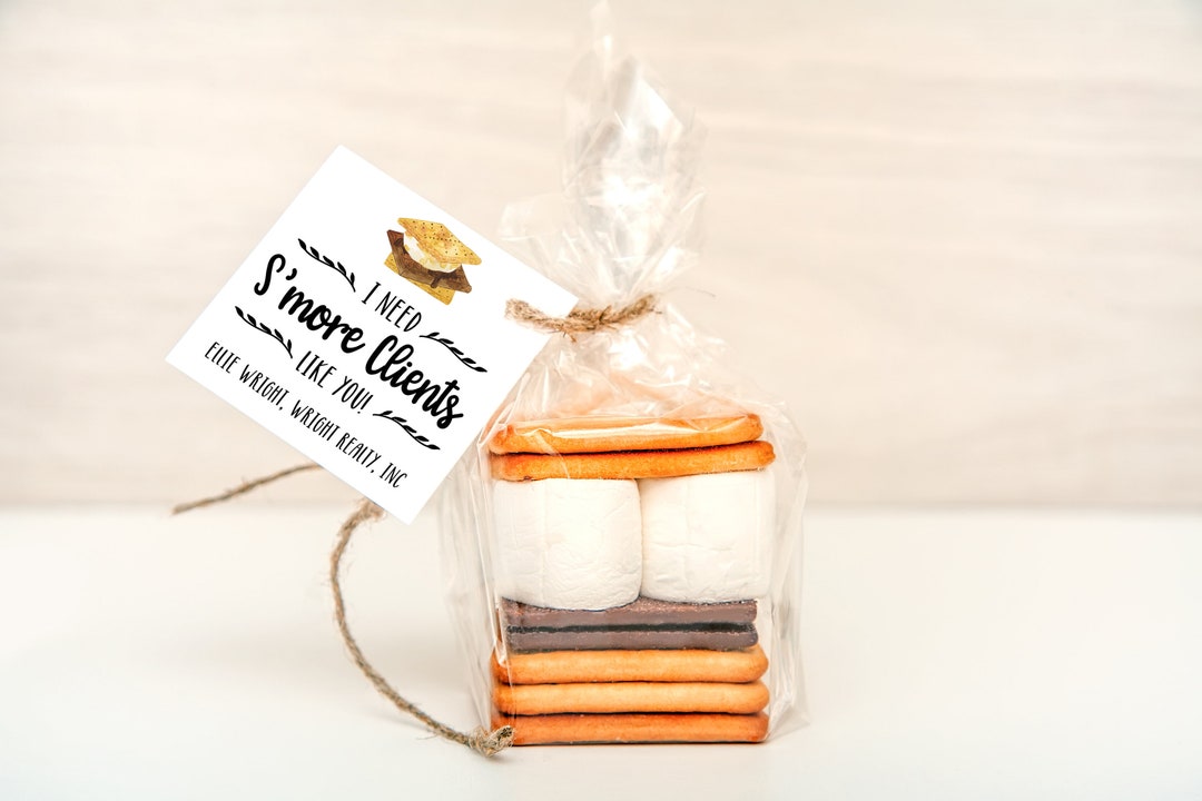 Printable S'more Clients Like You Gift Tag - Client Appreciation Gift ...