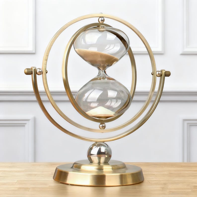 15/30/60 Custom Glass Hourglass Timer Set:copper Glass Hourlgass ...