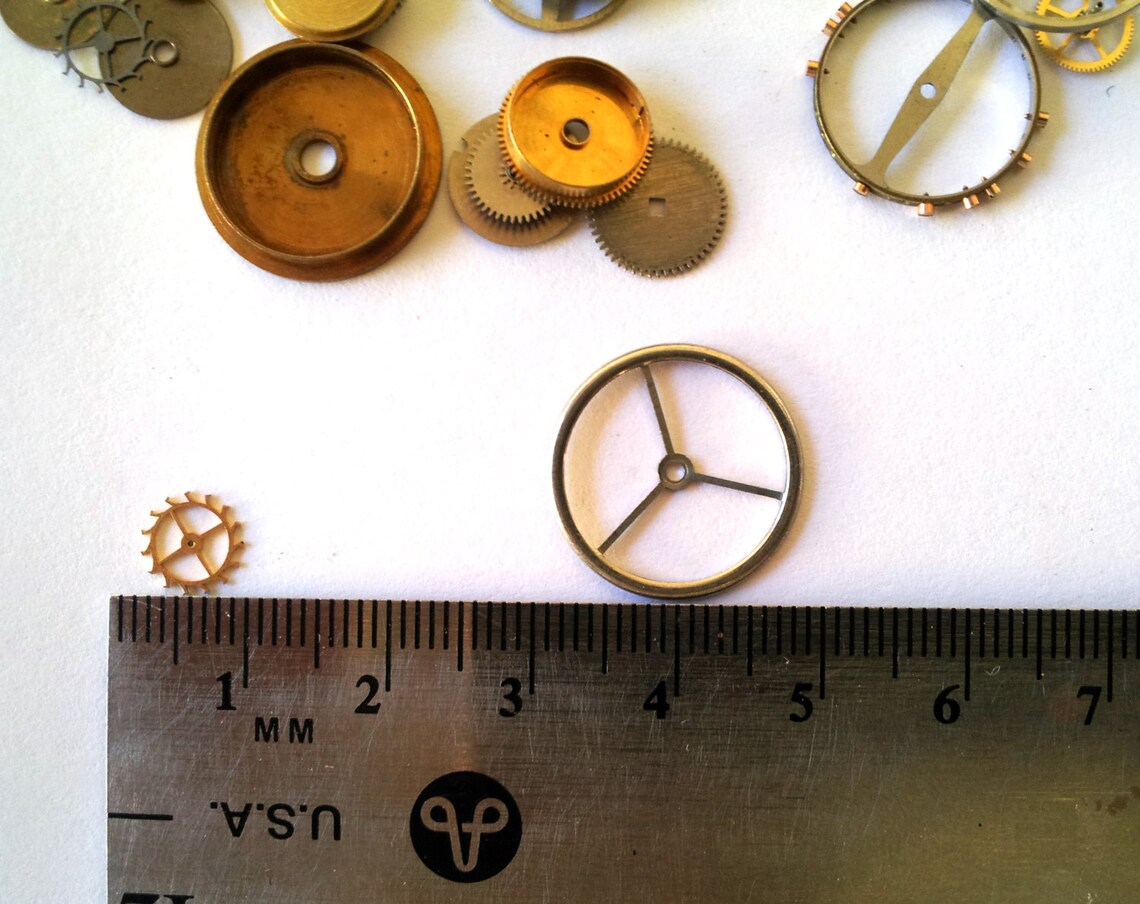Steampunk Watch Pieces and Parts - 100 GEARS, Cogs & WHEELS ONLY - Etsy