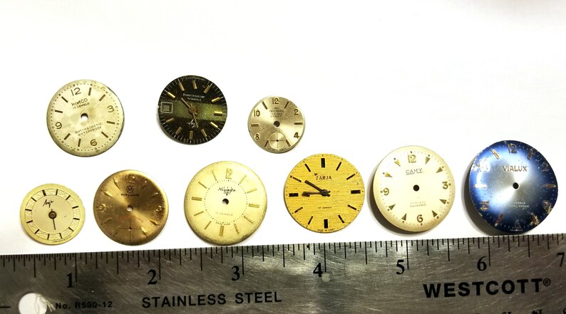 Watch Dial Sample Lot A Variety of Watch Dials and Faces | Etsy