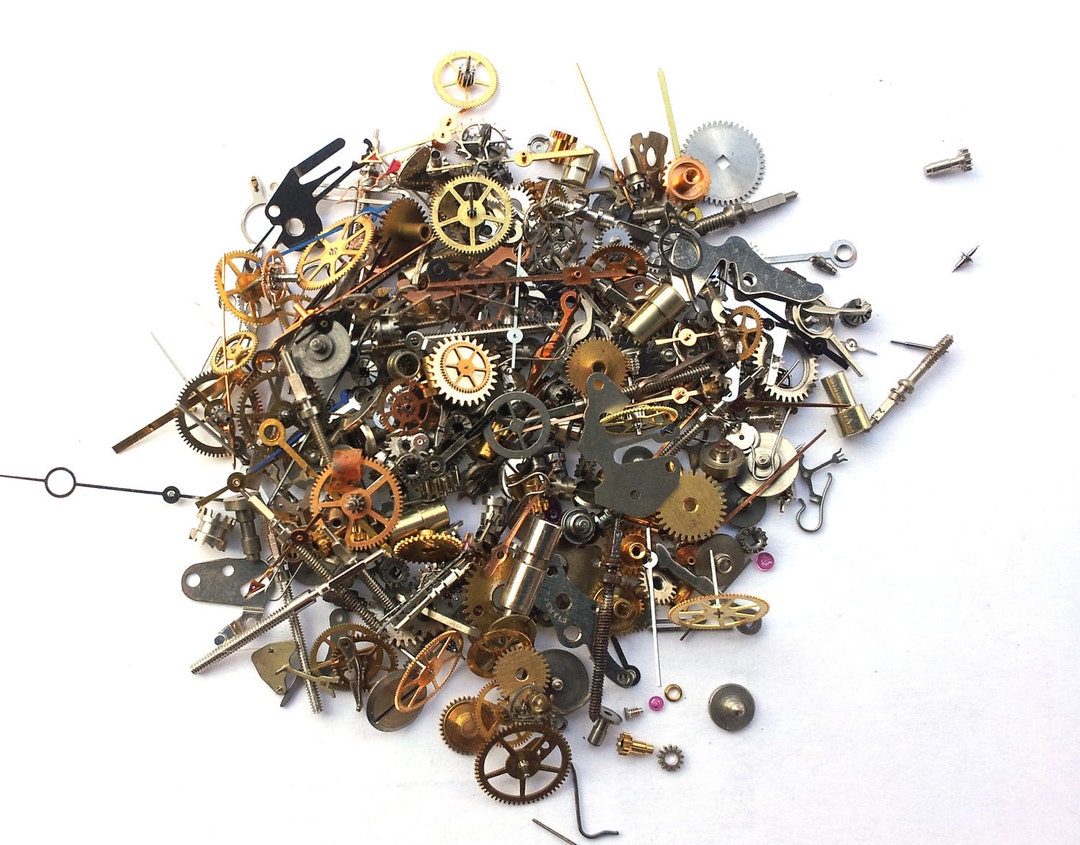 Steampunk Watch Pieces and Parts - 300 Plus Pieces of TEENY TINY ...