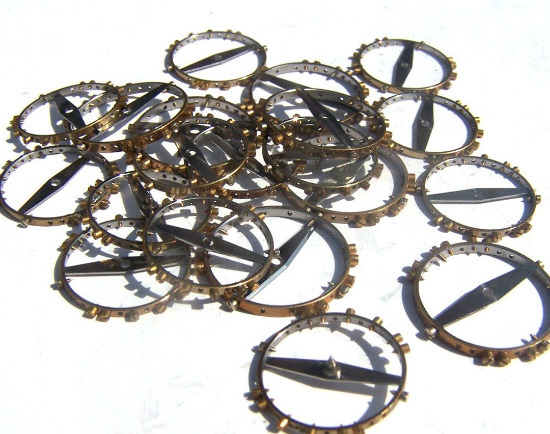 Steampunk Watch Parts and Pieces - 10 Vintage Antique Gears Lot No. 46 ...