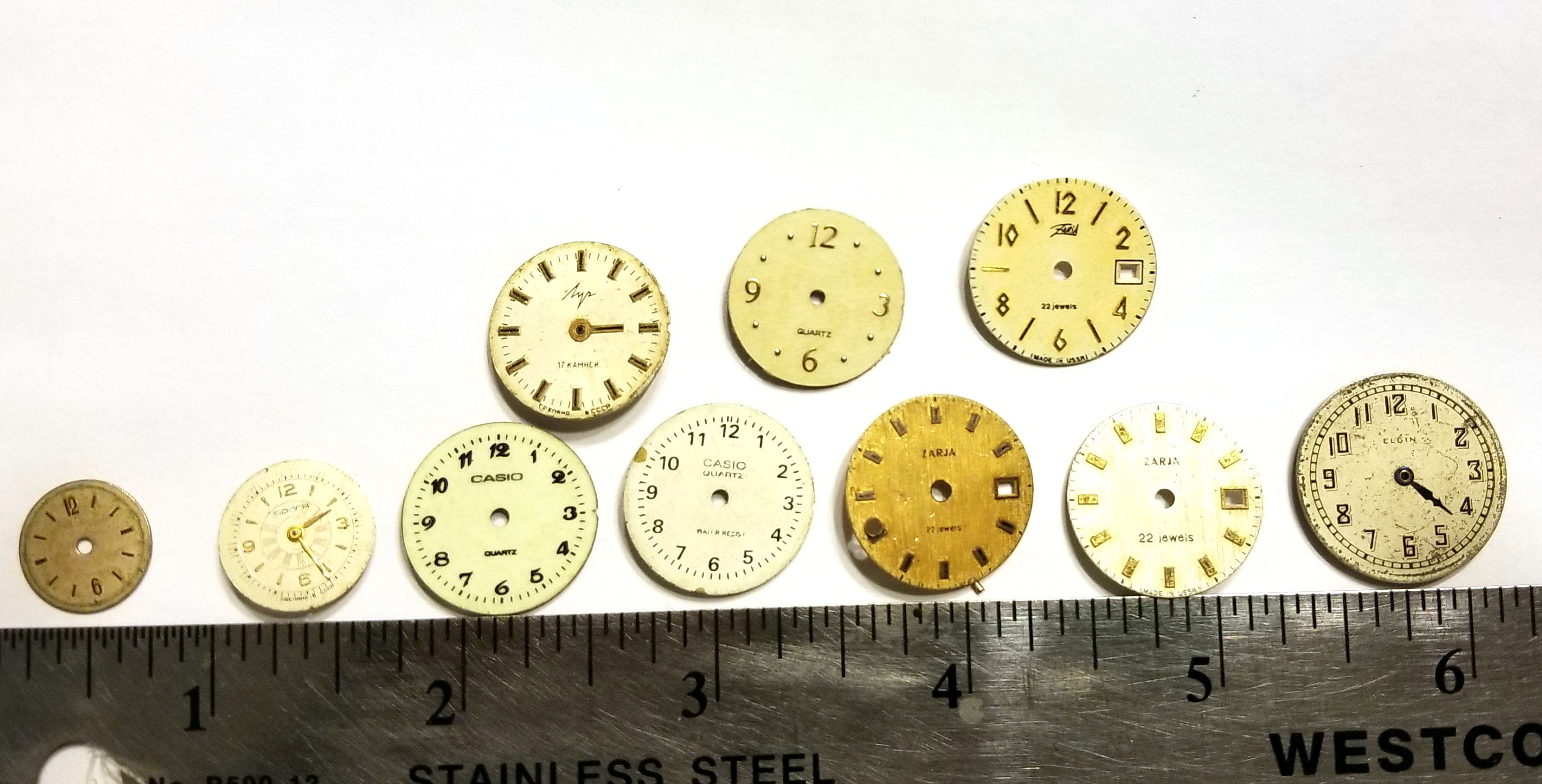 Watch dial sample lot A variety of watch dials and faces | Etsy