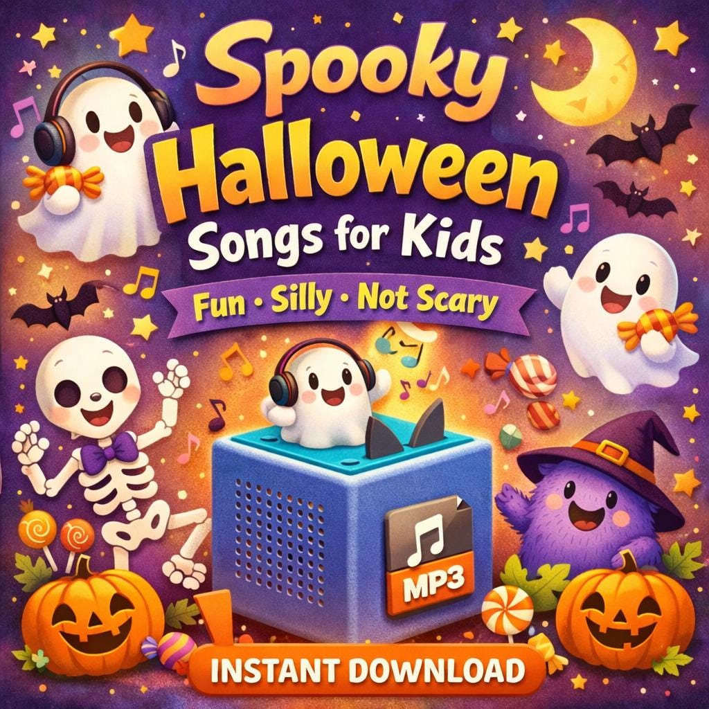100 Spooky Halloween Songs for Kids – Toniebox Compatible MP3 (instant ...