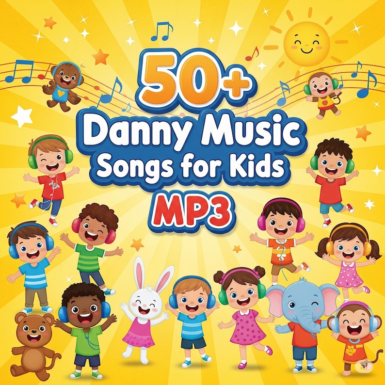 50+ Danny Music Songs for Kids: Educational MP3 Collection (digital ...