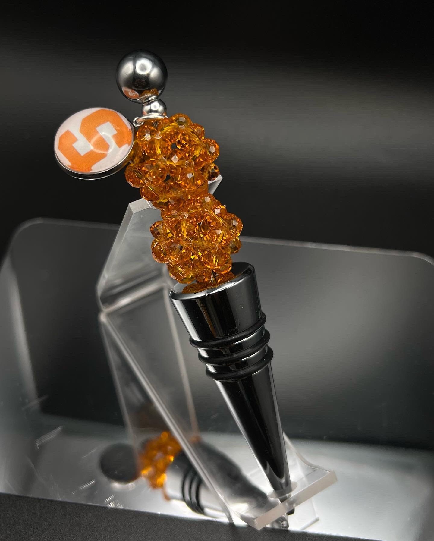 Handmade Wine Bottle Toppers, Wine Stoppers, Bling Bar Ware, Hostess ...