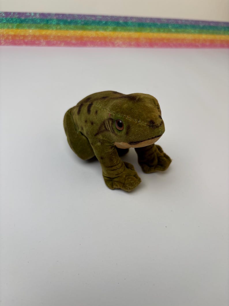 Vintage 1950s Steiff Frog Good Condition, Made in Germany, Steiff Toy ...