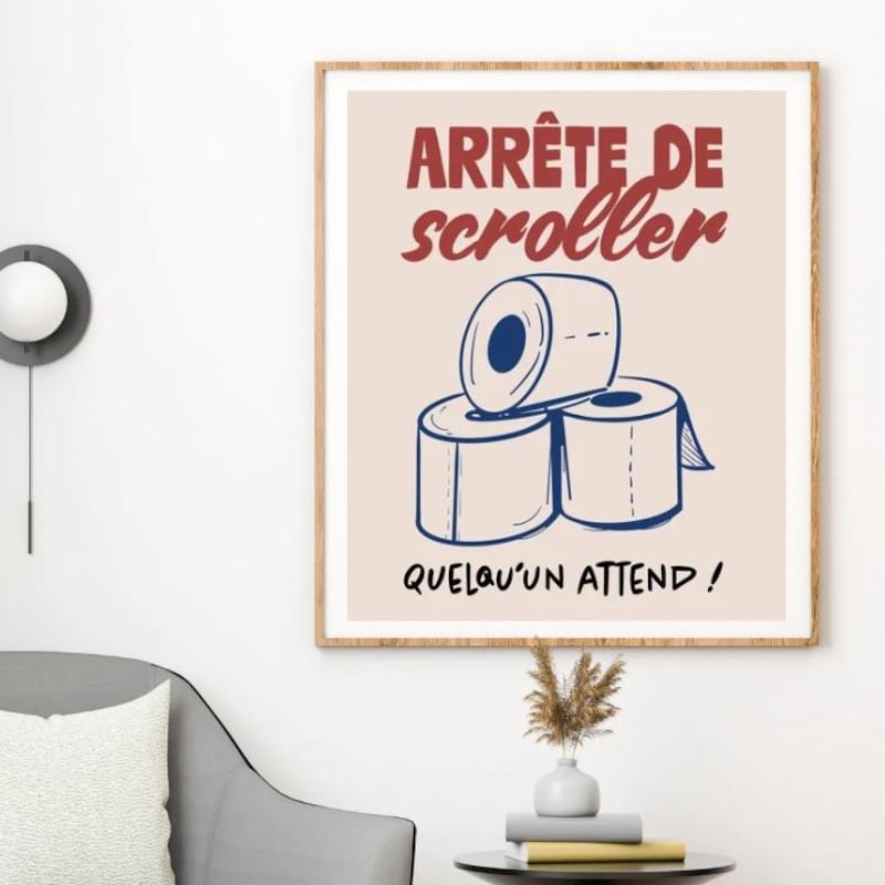Humour toilette affiche - Etsy France