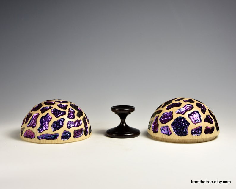 Hornbeam Wooden Sphere Box Wood Turning Gifts for Dad - Etsy