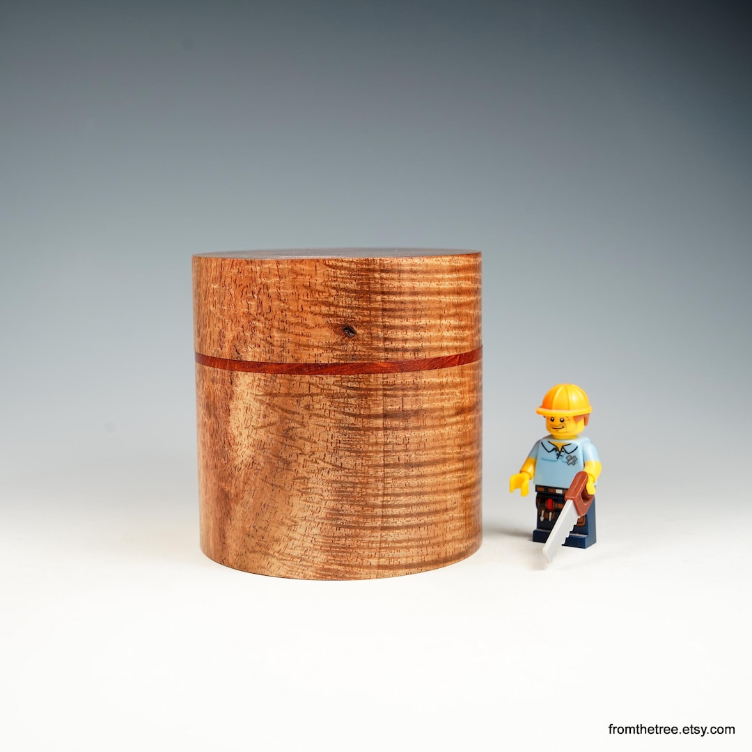 Earpod Wattle & Sheoak Wooden Box, Wood Turning, Wooden Gifts, From the ...