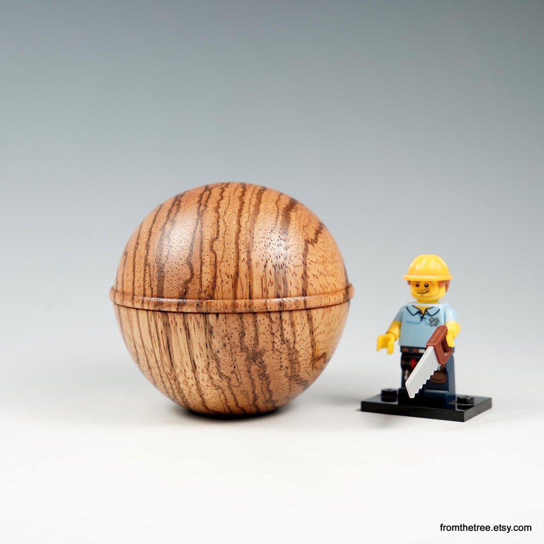 Zebrano Wooden Box, Wood Turning, Gifts for Dad, Unique Wedding Gifts ...
