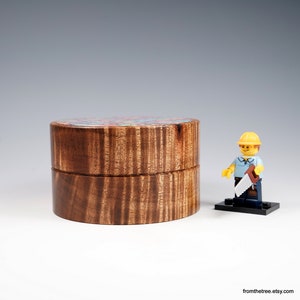 Earpod Wattle & Polymer Clay Wooden Box, Wood Turning, Wooden Gifts ...