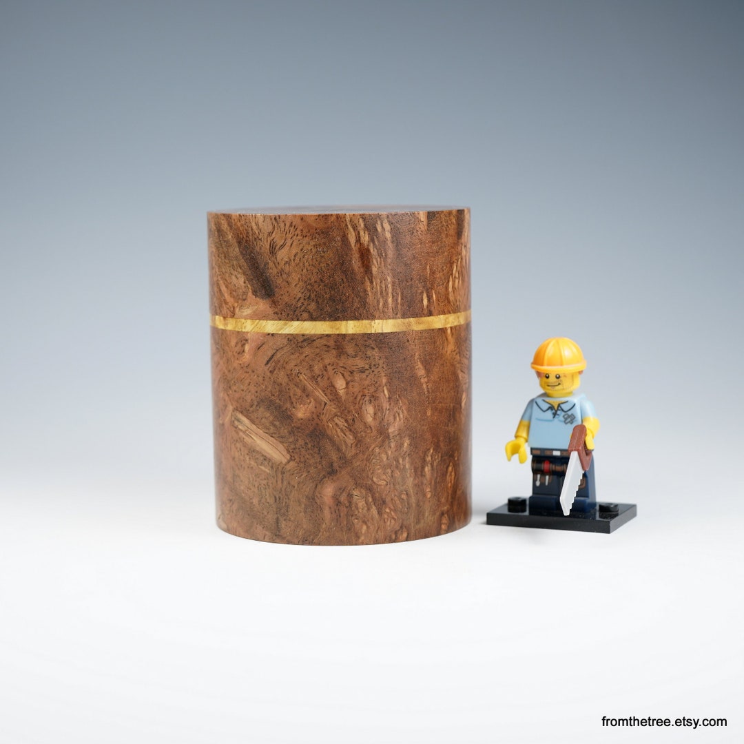 Sindora Burr & Golden Amboyna Burr Wooden Box, Wood Turning, Gifts for ...