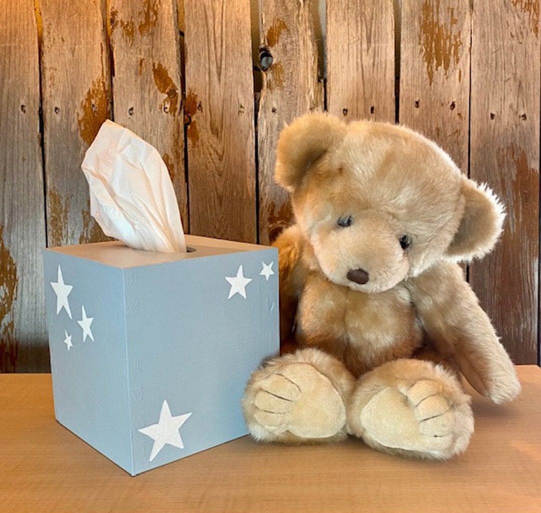 Customized Star Tissue Box Cover, Nursery Tissue Box, Wooden Box for ...
