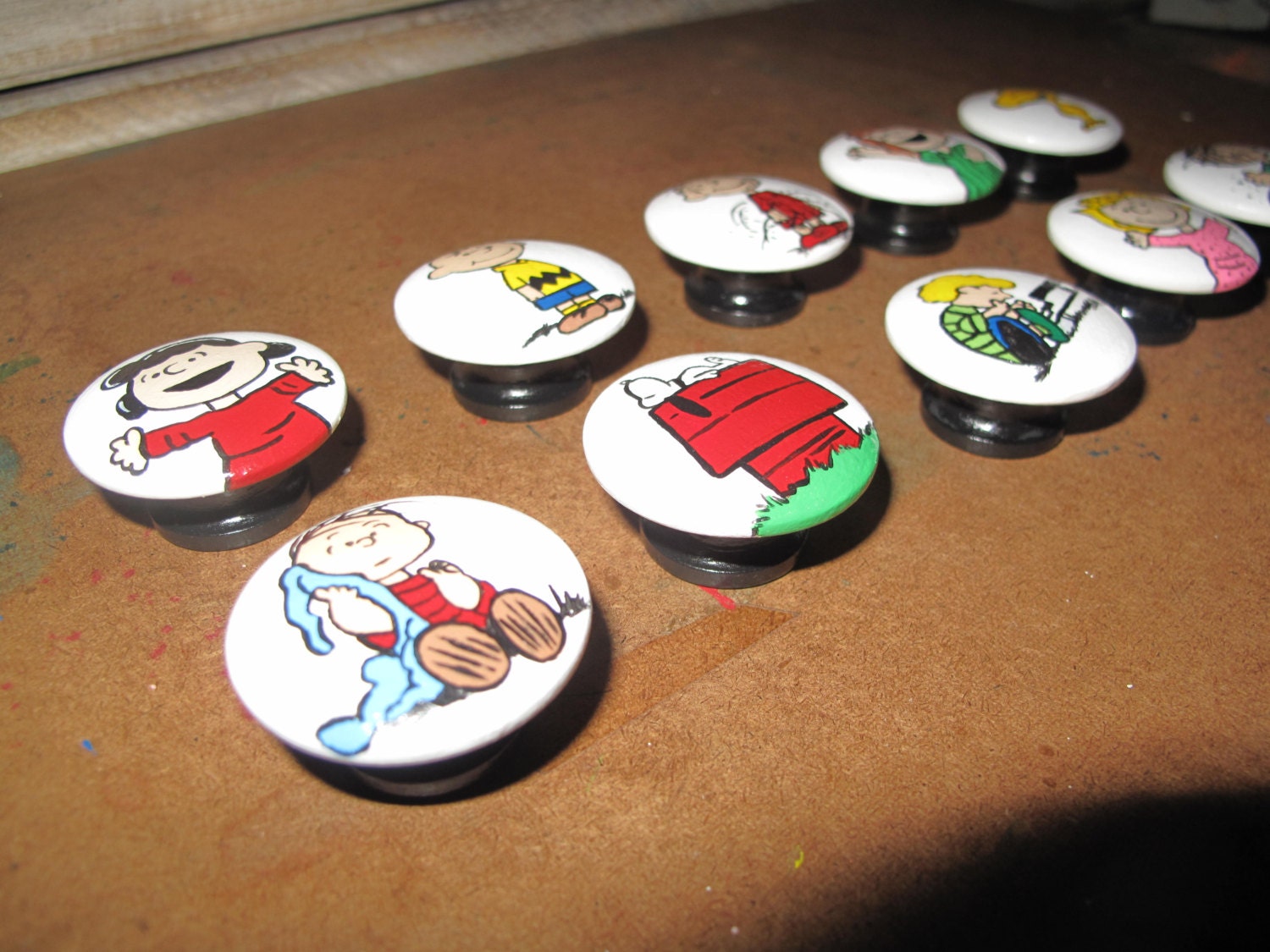 Peanuts Dresser Knobs Nursery Knobs Kids Room Cabinet Knobs - Etsy