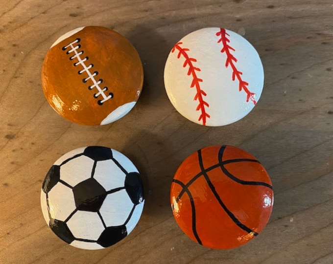 Football Drawer Knob - Football Bedroom Decor - Decorative Dresser ...