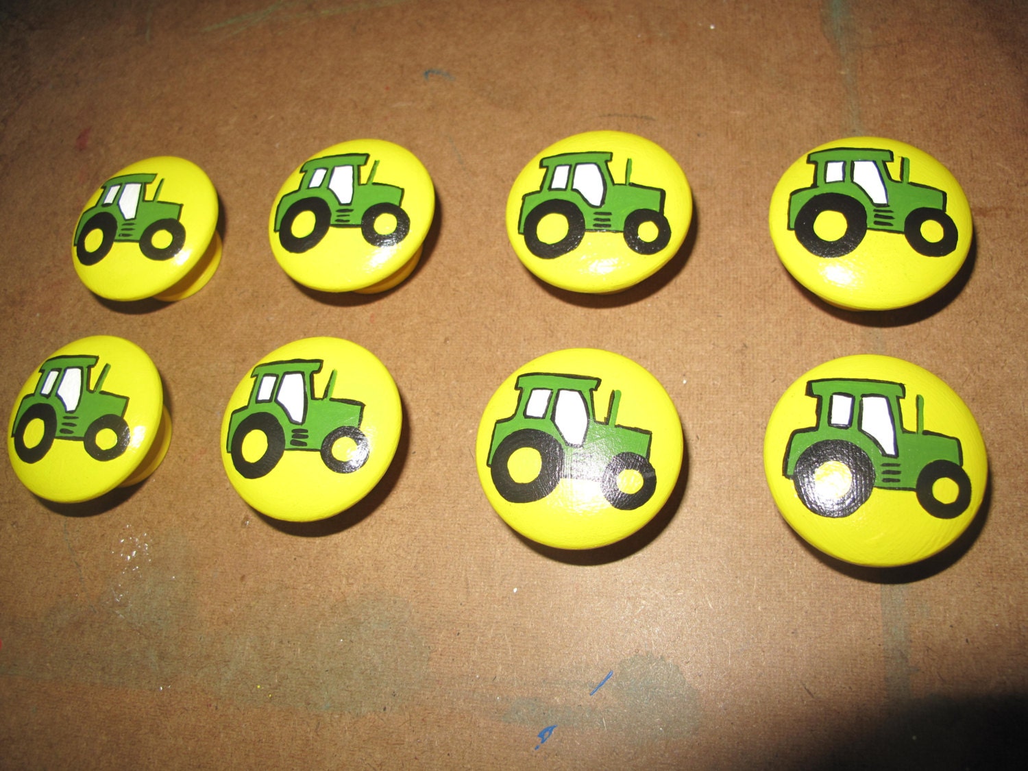 Tractor Dresser Knobs Nursery Knobs Kids Room Cabinet Pulls - Etsy