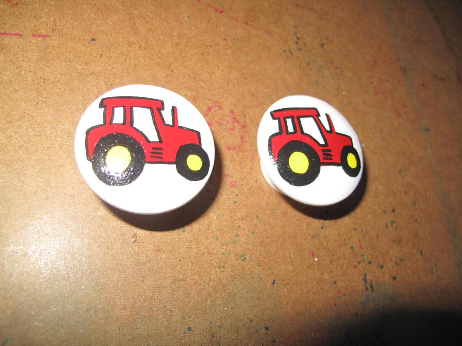 Tractor Dresser Knobs Nursery Knobs Kids Room Cabinet Pulls - Etsy
