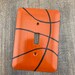 Basketball Switch Plate, Sports Nursery Light Switch Cover, Basketball ...