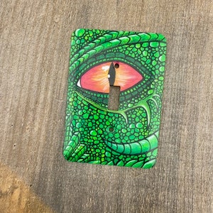 Dragon Eye Switch Plate, Dragon Light Switch Cover , Fantasy Theme ...