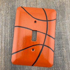 Sports Ball Switch Plate, Sports Nursery Light Switch Cover, Football ...