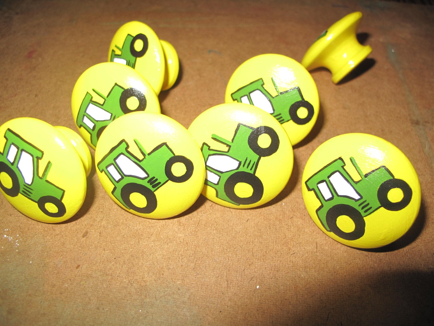 Tractor Dresser Knobs Nursery Knobs Kids Room Cabinet Pulls - Etsy