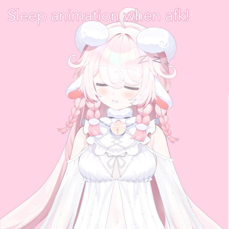 Cute Sheep Girl Vtuber Model | Fully Rigged - Etsy
