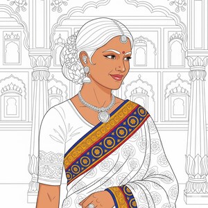 Cultural Costumes Coloring Book: 60 World Traditions Art Pages (digital ...