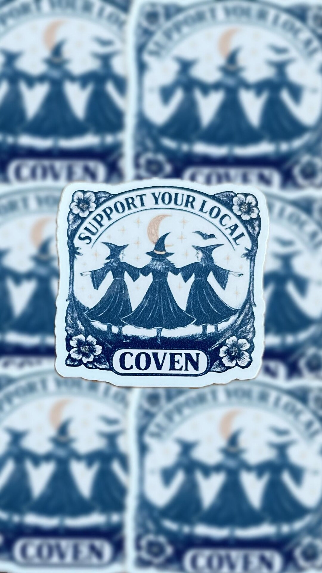 Halloween Witch Sticker - Support Your Local Coven - Etsy